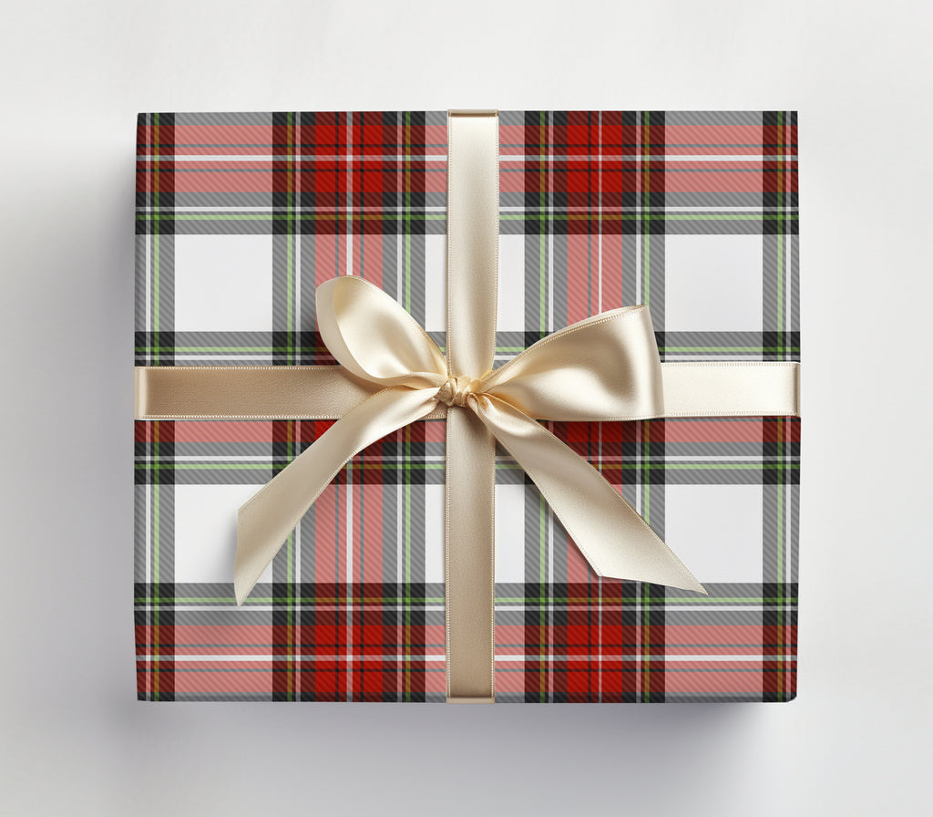 Elegant Classic Red Tartan Wrapping Paper for Timeless Gifting – JOSIL ...